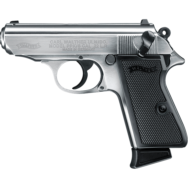 PISTOLET WALTHER PPK/S NICKEL 22LR