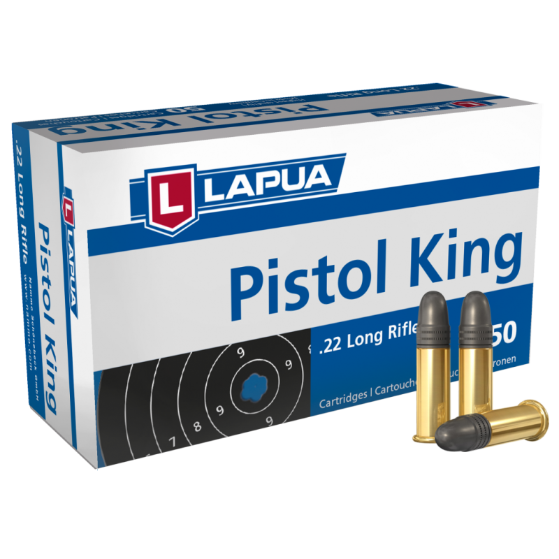 Cartouches cal.22lr - LAPUA - PISTOL KING